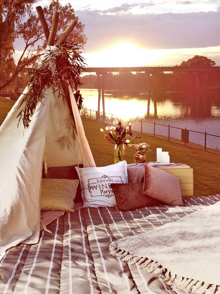 Enjoy a riverside picnic with a beautiful luxury setup and celebrate at ...